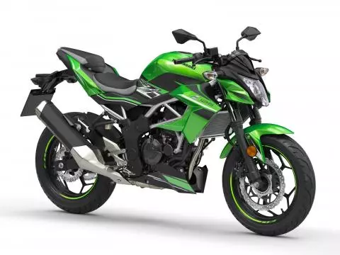 Kawasaki Z125 2019 newydd