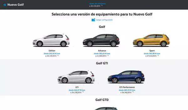 vw configurator