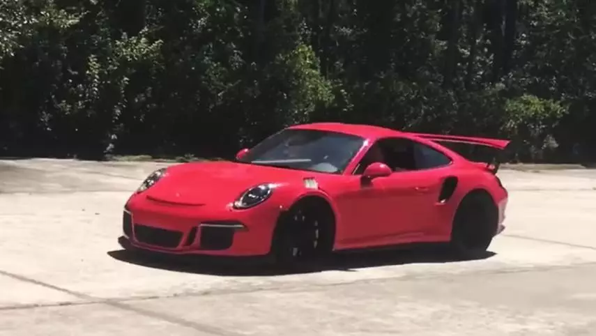 De ienige 911 GT3 RS yn 'e wrâld mei in hânmjittich Fersnellingsbak