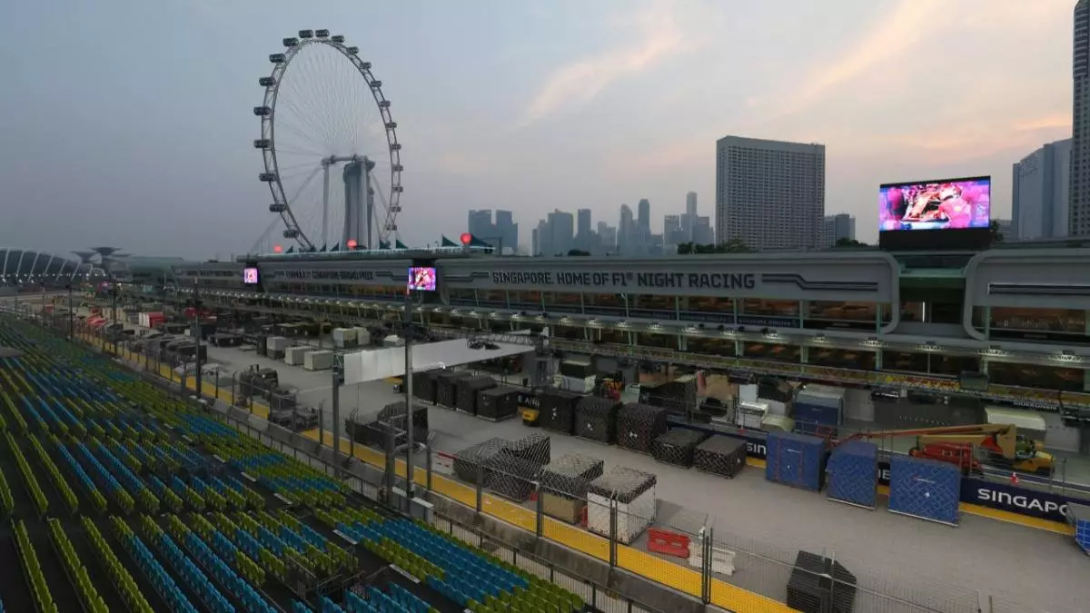 Miljeu warskôging yn Singapore krekt foar de F1 GP