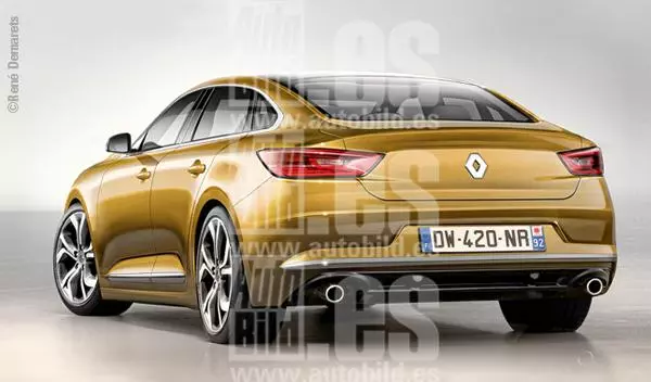 Renault Laguna 2015 að aftan