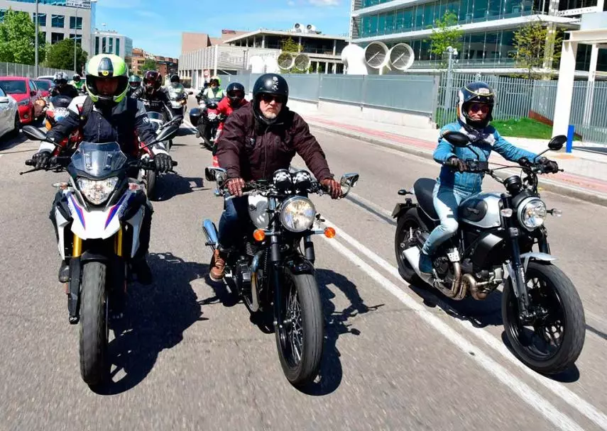 Manifestació motards 13 de maig