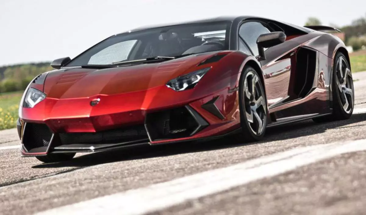 Kev muag khoom Lamborghini Aventador npaj los ntawm Mansory