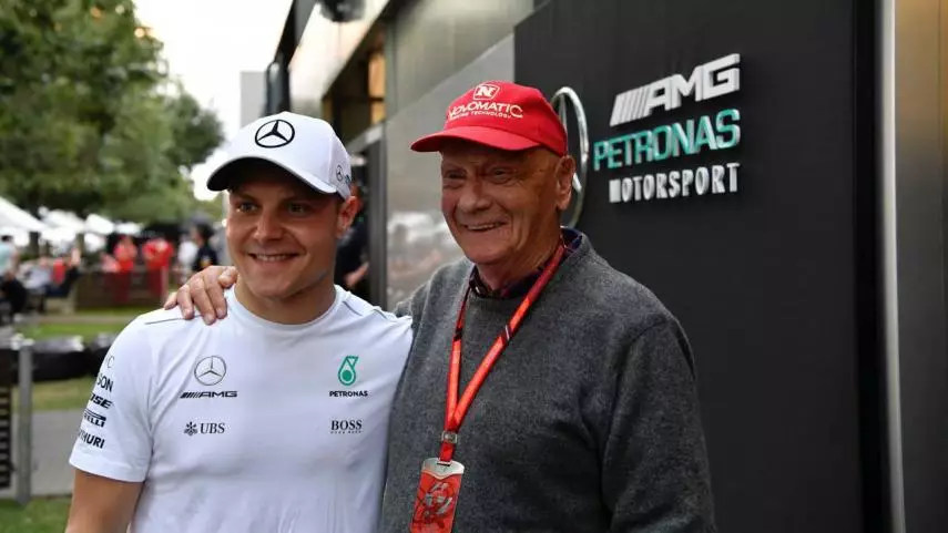 Bottas e Lauda