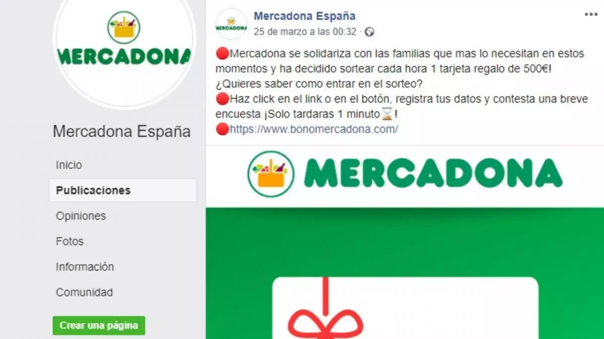 De Mercadona-hoax die de Guardia Civil ontkent