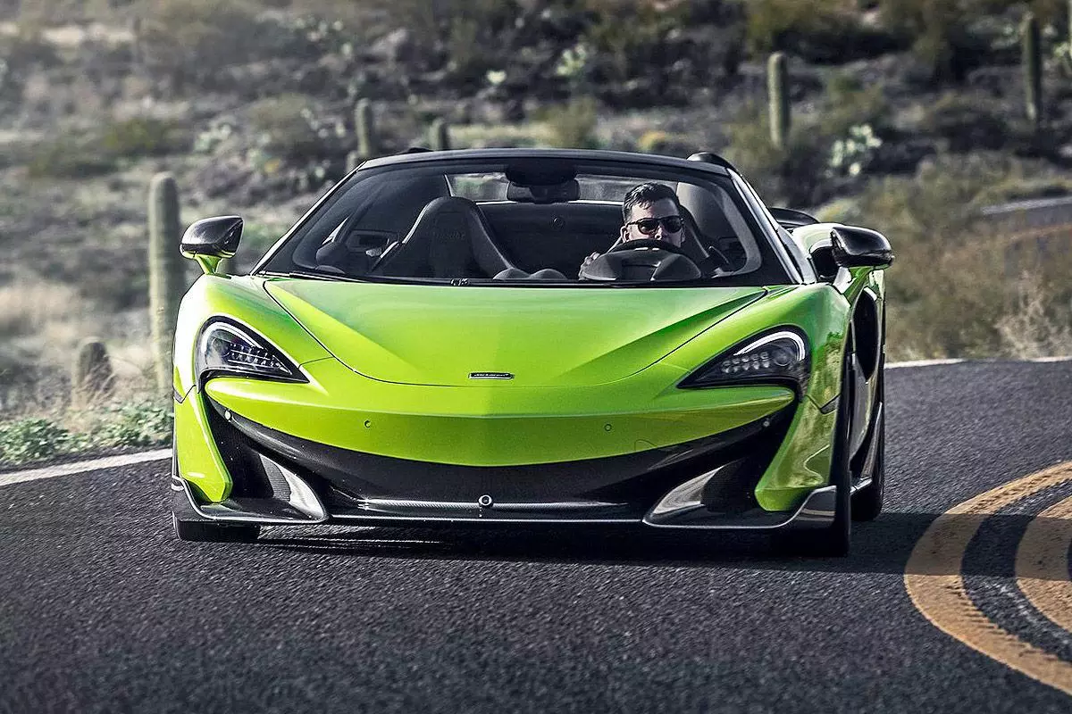 ການທົດສອບ McLaren 600LT Spider