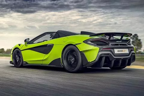 McLaren 600LT Spider mayeso