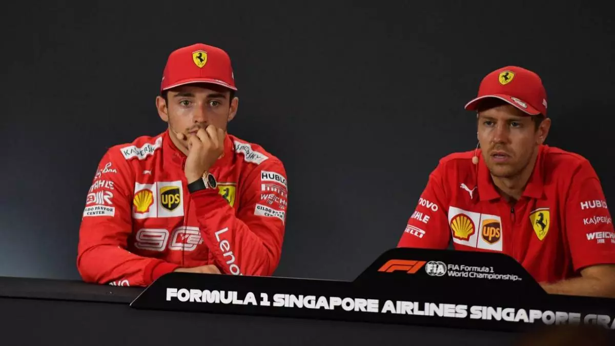 Ubutumwa bwa Vettel kuri Leclerc? “Nta muntu uruta Ferrari”