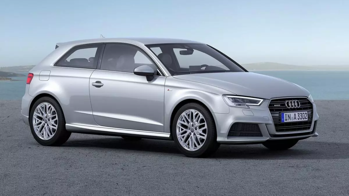 De Audi A3 2019 zal niet beschikbaar zijn met een 3-deurs carrosserie