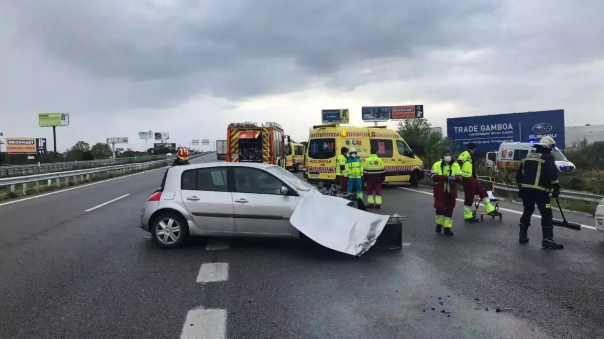 Ndị nche obodo abụọ merụrụ ahụ na Madrid mgbe ha na-aga ihe mberede