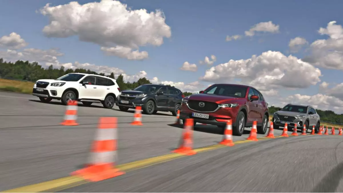 Petrol SUV fergeliking: Honda CR-V vs Hyundai Tucson vs Mazda CX-5 vs Subaru Forester