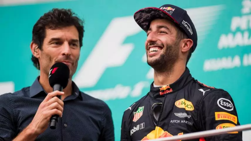 Mark Webber und Daniel Ricciardo