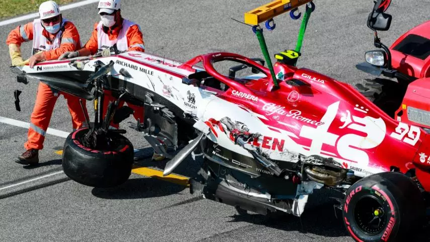 Giovinazzi yayi hatsari a Mugello