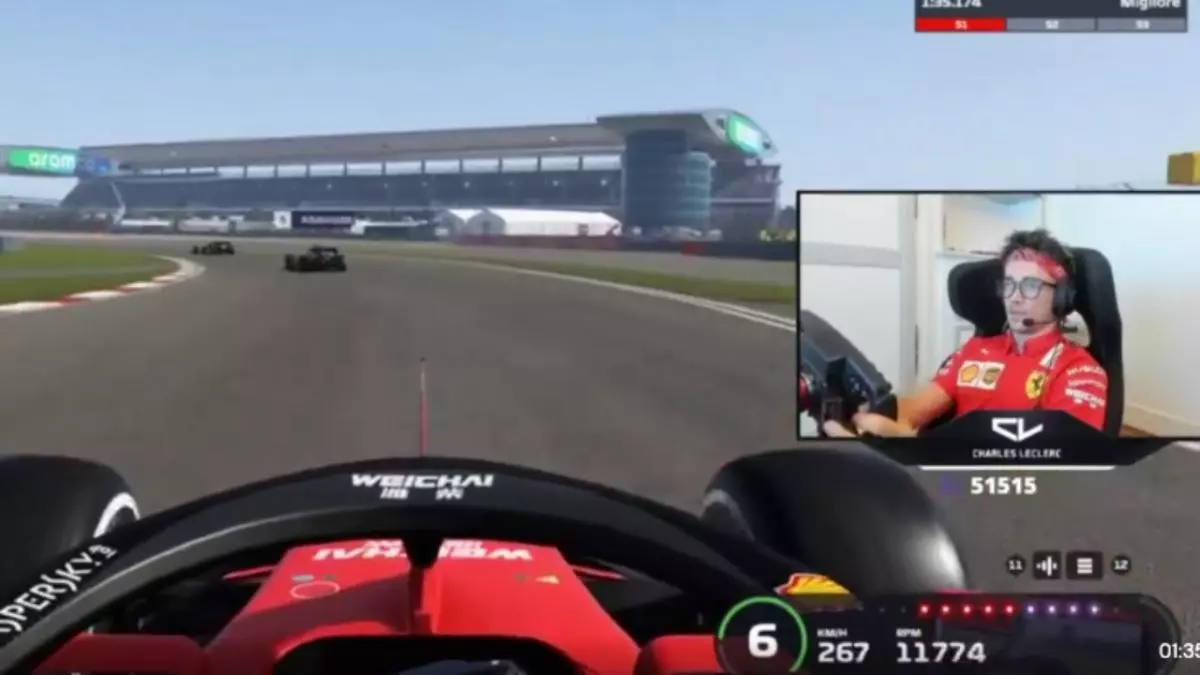 Virtual Chinese F1 GP: Leclerc jerġa’ jirbaħ, Sainz fl-10