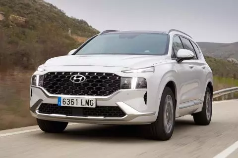 Hyundai Santa Fe ئېلېكتر ئارىلاش ماتورلۇق سىنىقى