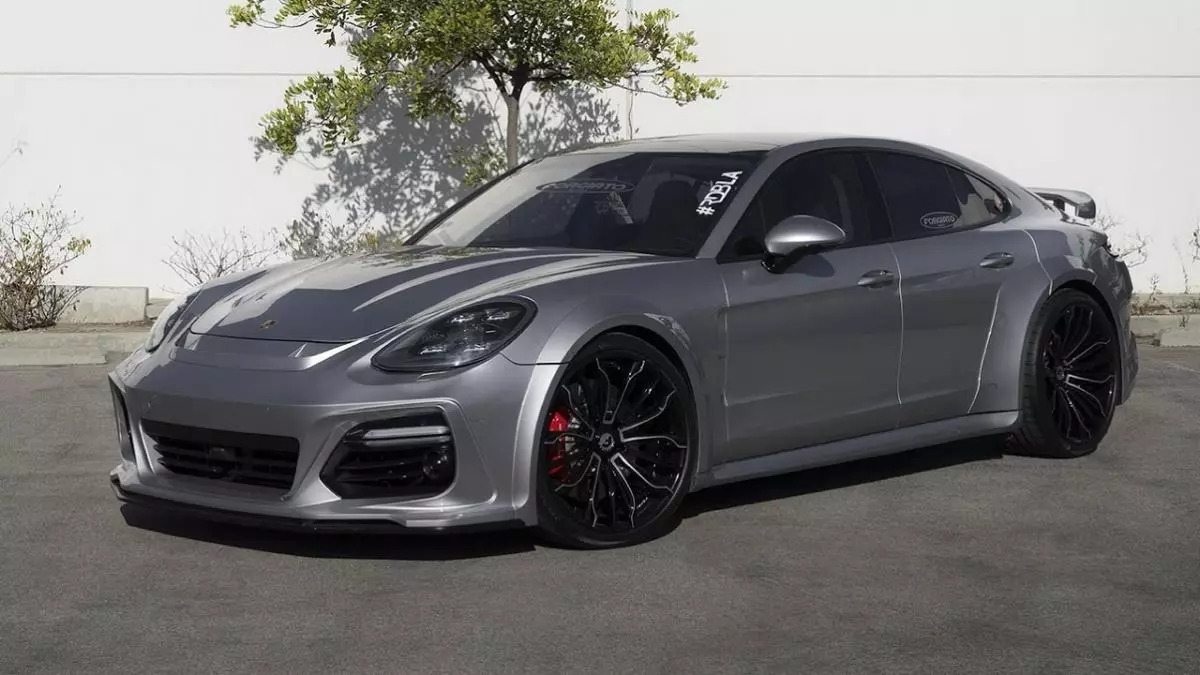 Le yiPorsche Panamera entsha eneTechArt GT kit