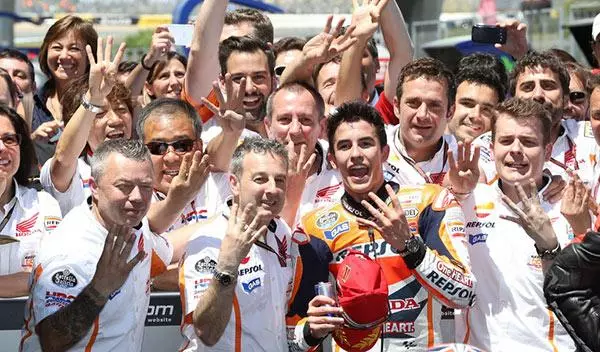 100 GP Márquez en la Mondĉampioneco