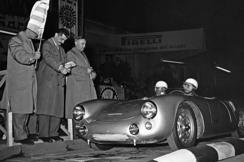 Հանս Հերմանի Porsche 550 RS Spyder-ը V Panamericana-ում