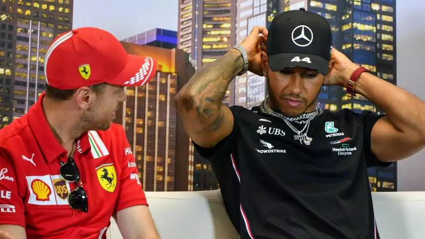 Hamilton da kuma Vettel