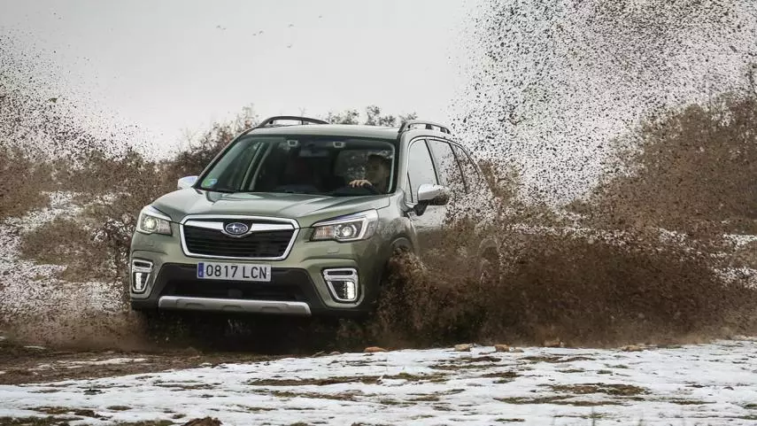 ການທົດສອບແບບປະສົມຂອງ Subaru Forester Eco