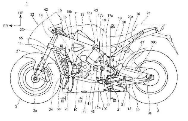 פטנטים הונדה RVF1000 2019