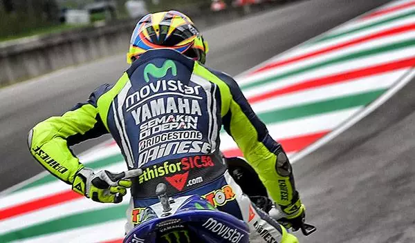 Italian GP 2014 Rossi suit Simoncelli