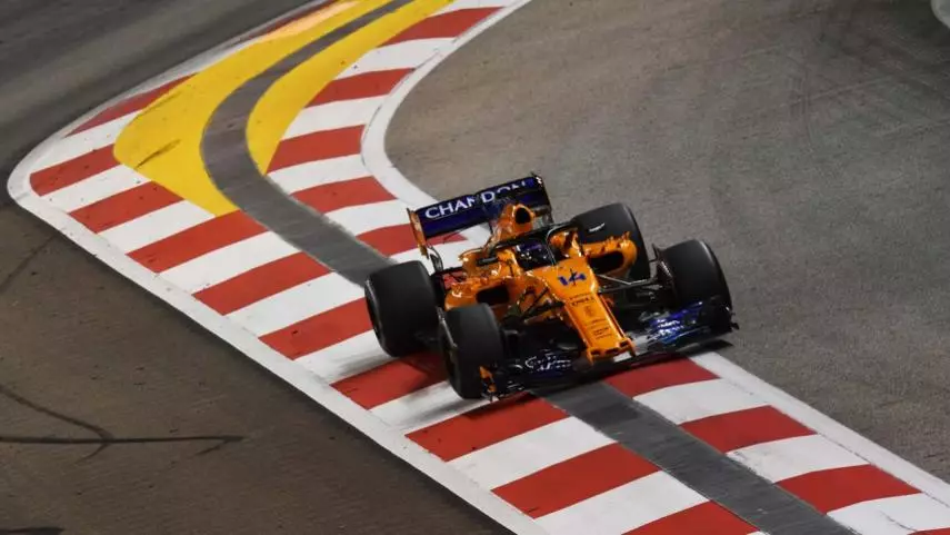 Alonso al GP de Singapur