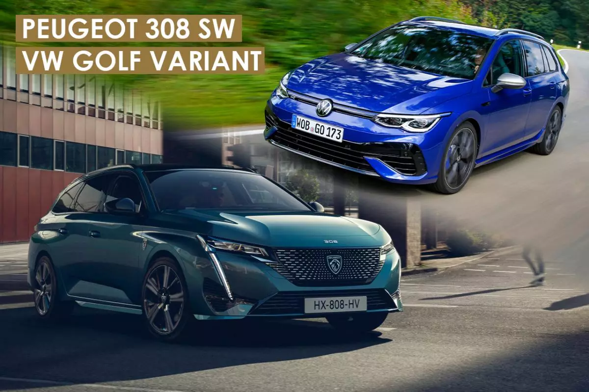 Peugeot 308 SW los yog VW Golf Variant, qhov twg yuav yuav xyoo 2022?