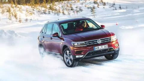 ටෙස්ට් volkswagen tiguan 2016 ගතික