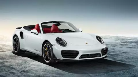 Porsche Exclusive 911 2015 turbo cabriolet ពណ៌ស