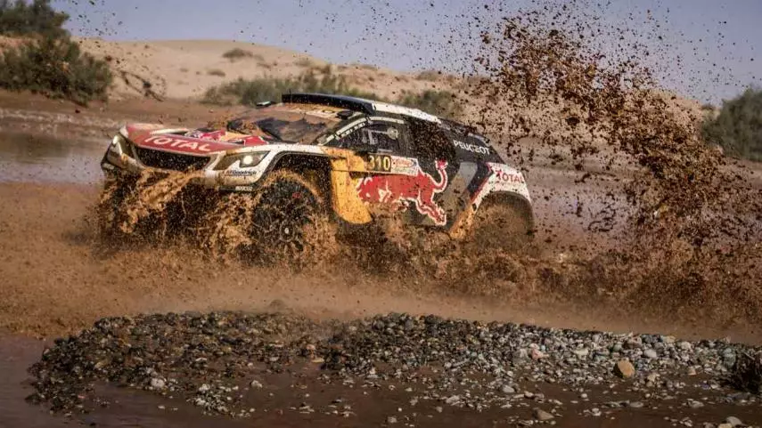 Carlos Sainz no Rallye de Marrocos