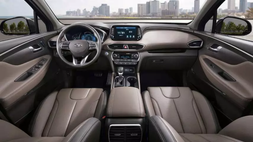 Neues Hyundai Santa Fe 2018 Interieur