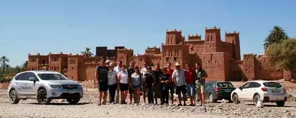 Subaru Grand Tour op Kasbah Amridil