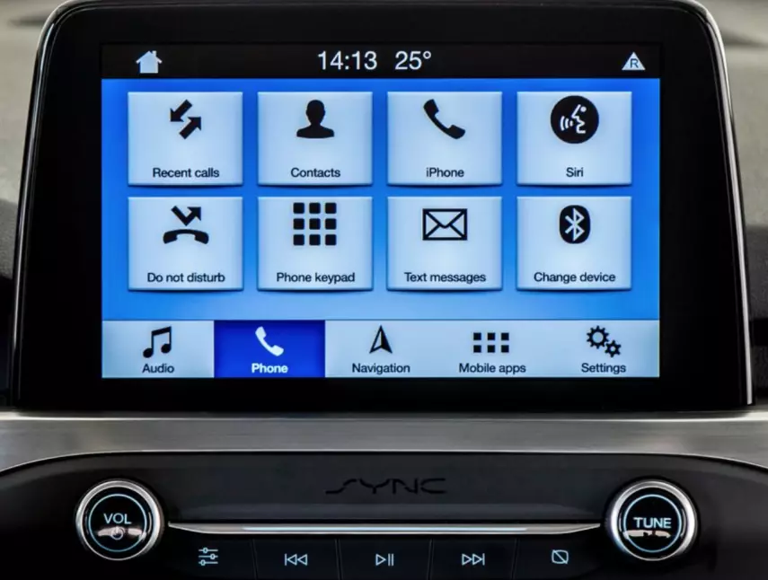 Sulayi ang Ford Focus hybrid nga screen