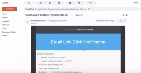 أول خدعة مستلم gmail يقرأ البريد