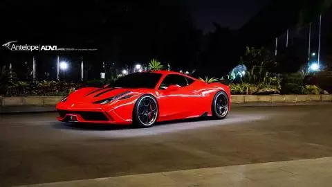 Ferrari 458 Speciale with front ADV tires