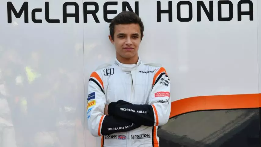 Lando Norris សាកល្បងជាមួយ McLaren