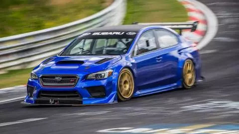 Subaru WRX STI ډوله RA NBR په نوربرګ کې ځانګړی